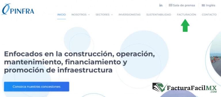 Pinfra | Facturar Ticket EN LINEA 【 Paso a Paso 2025】