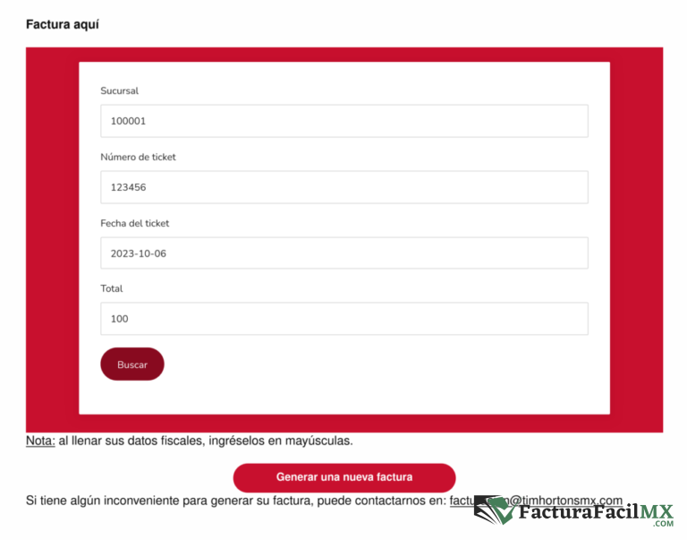 Tim Hortons | Facturar Ticket EN LINEA 【 Paso a Paso 2026】