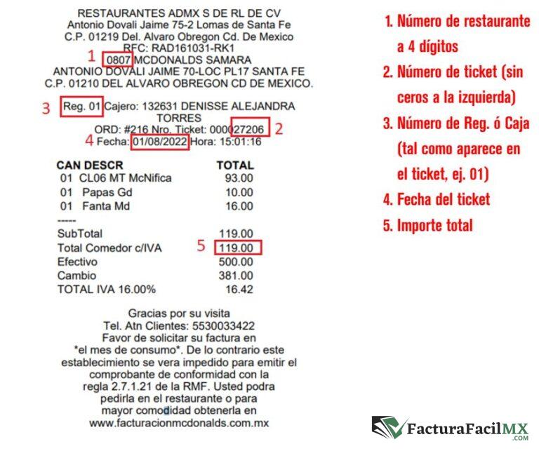 McDonalds | Facturar Ticket EN LINEA 【 Paso a Paso 2026】