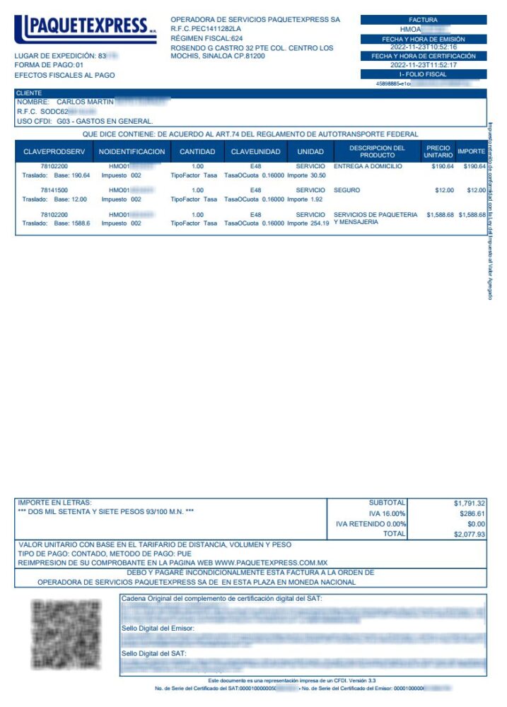 Paquetexpress | Facturar Ticket EN LINEA 【 Paso a Paso 2025】