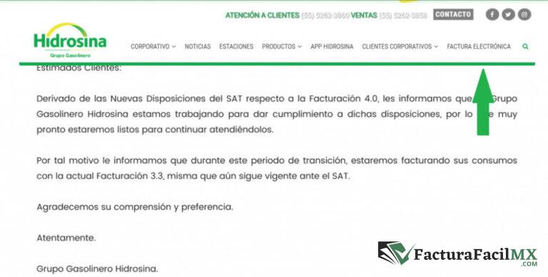 Hidrosina | Facturar Ticket EN LINEA 【 Paso a Paso 2026】